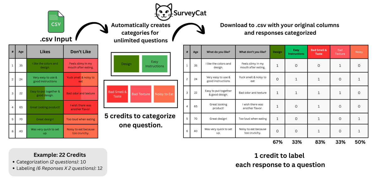 SurveyCat – AI-Powered Survey Response Categorization